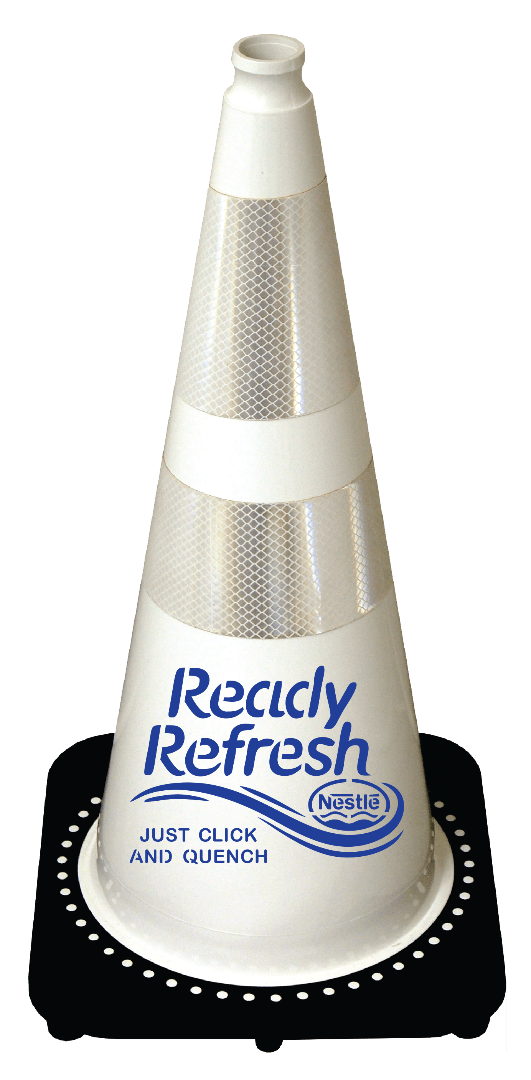 Nestle Waters Logo Cones | CRW28SRC64S-NESL | Traffic Safety Store