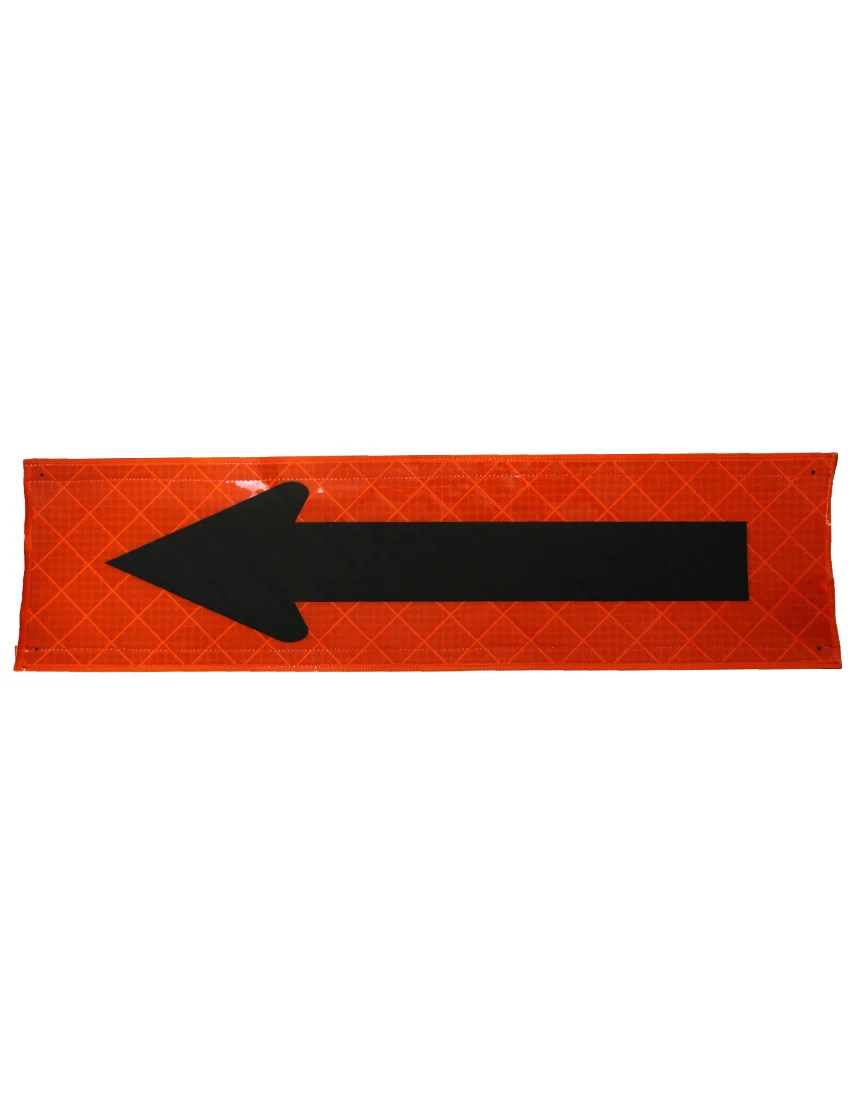 Velcro Overlay for 48", Reflective, Roll Up Sign, Reversible Direction ...