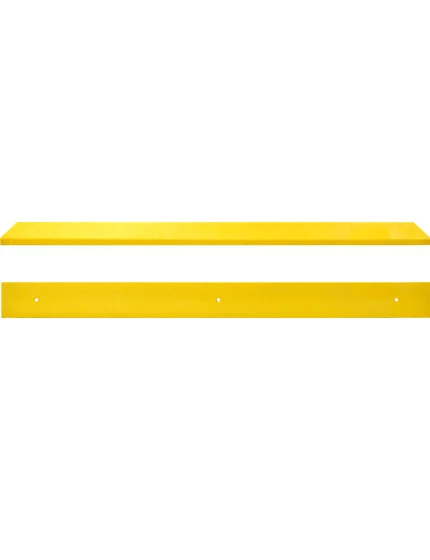 4' Yellow Parking Block w/ Galvanized Spikes | PBI4YHDS | Traffic ...