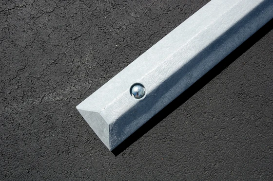 6' Gray Parking Block w/ Lags & Anchors | PBI6GL | Traffic Safety Store