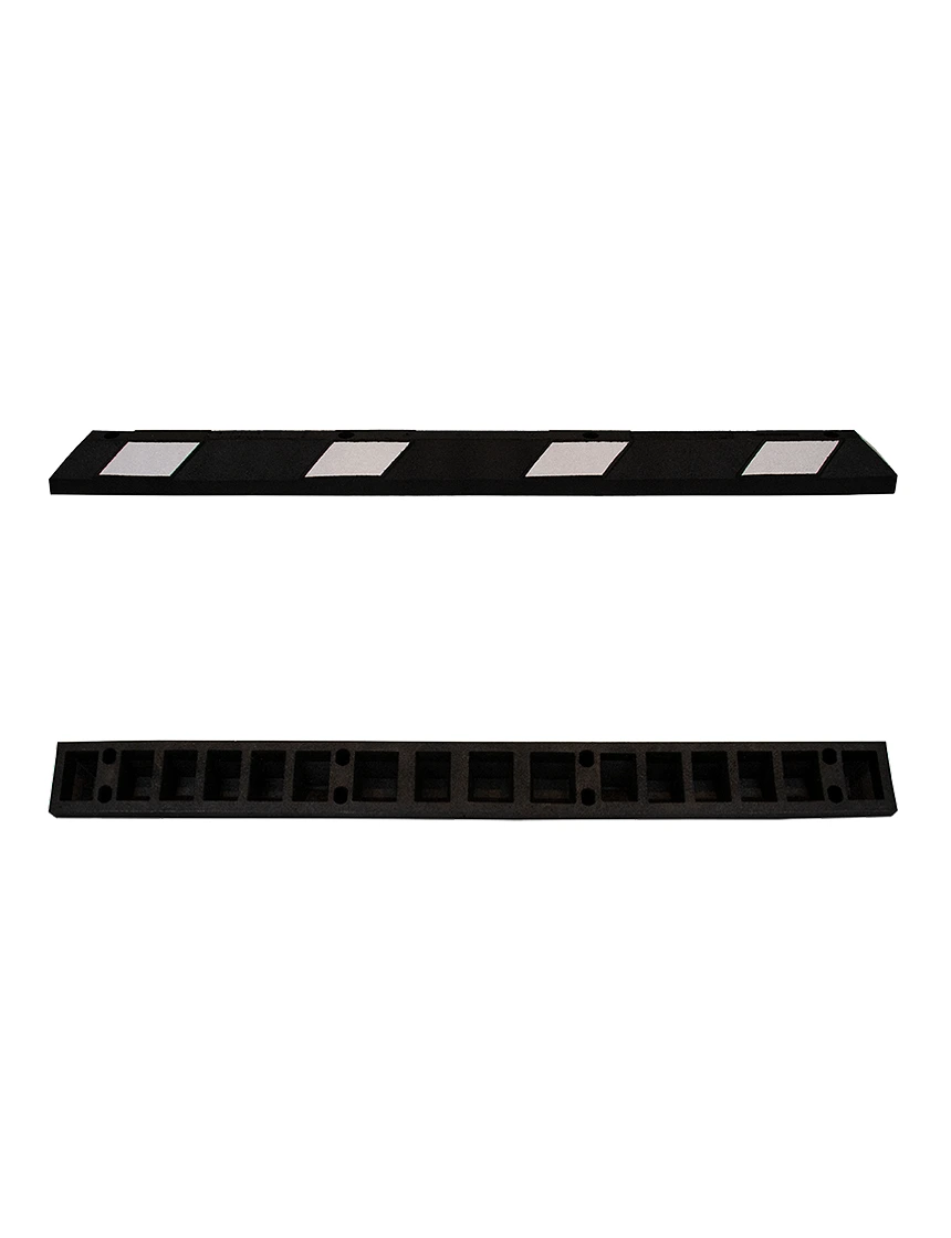 6' Recycled Rubber Parking Blocks | PBRR6WS | Traffic Safety Store