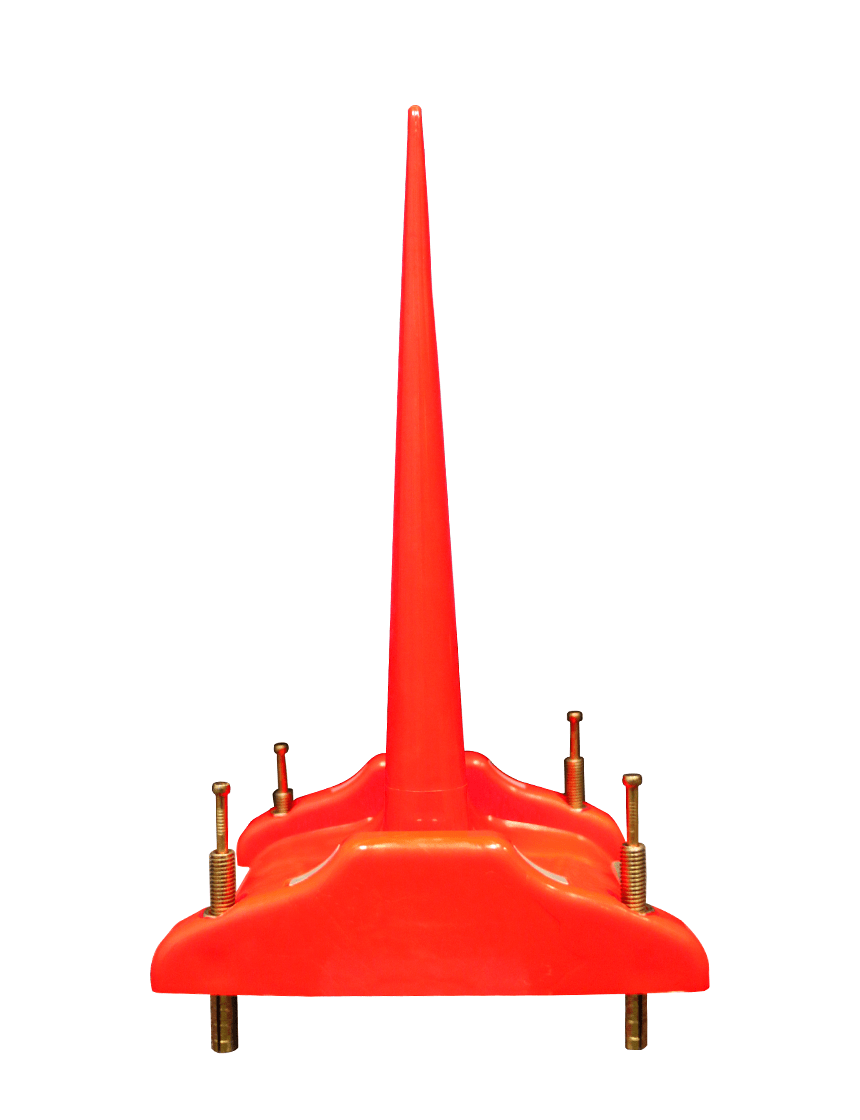 Orange Economy Reboundable Lane Delineators | PLDELORG | Traffic Safety ...