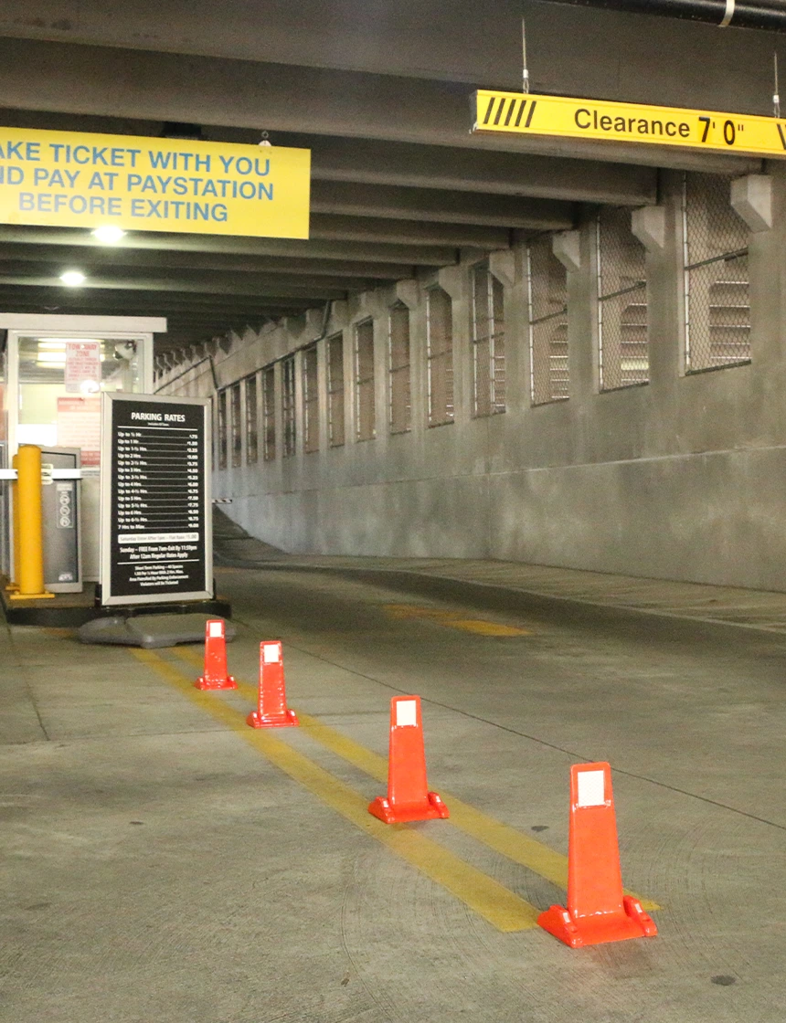 Orange Economy Reboundable Lane Delineators | PLDELORG | Traffic Safety ...