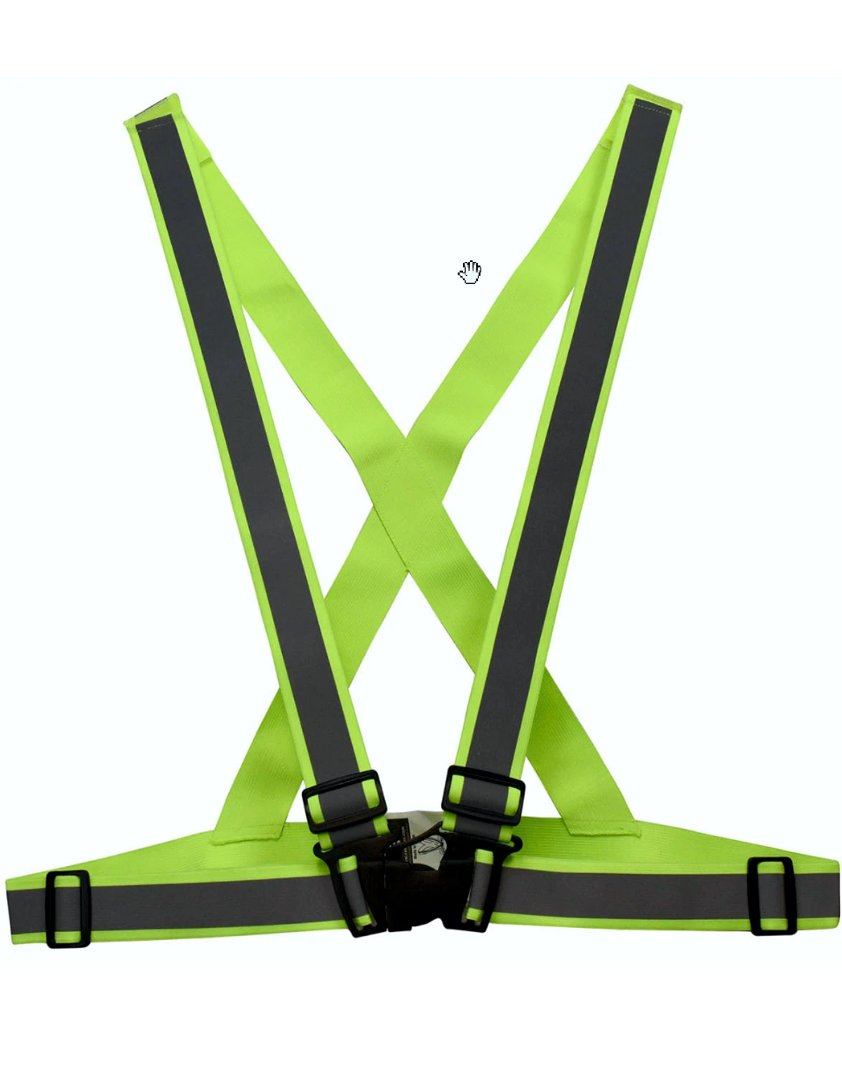 Radians High Visibility Breakaway X-Back Safety Harness - Lime ...