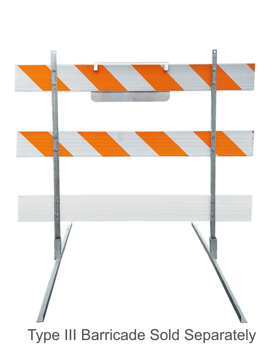 Road Closed Sign for Type III Barricade | RS-ACM-R11-2JH | Traffic ...