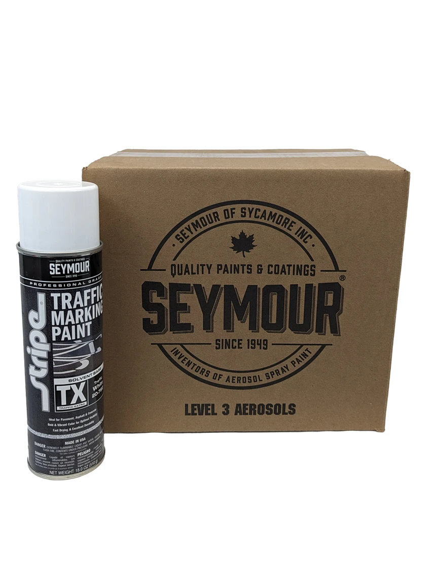 Seymour solvent based striping paint case of 12 white | SP-W-20-782 ...