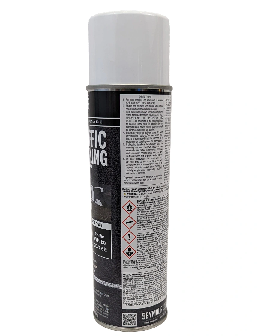 Seymour solvent based striping paint case of 12 white | SP-W-20-782 ...