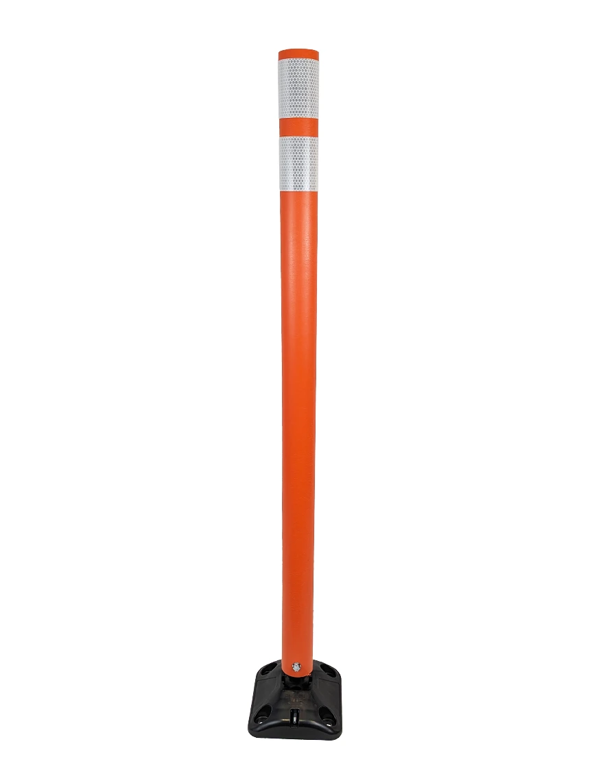 shur reflex standard duty round delineators orange asphalt four 4 inch ...