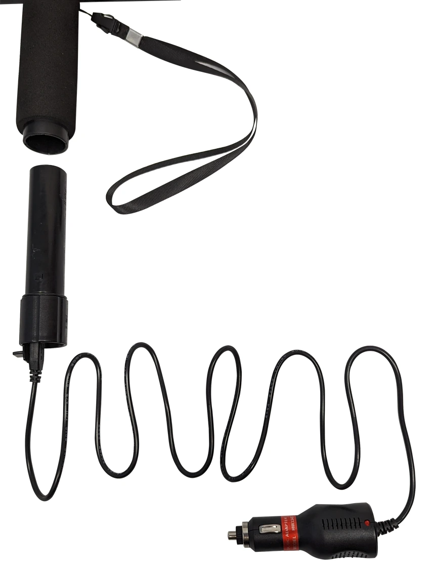 18" LED, HI Reflective STOP/SLOW Paddle with On/Off Tilt Sensors, 12 ...