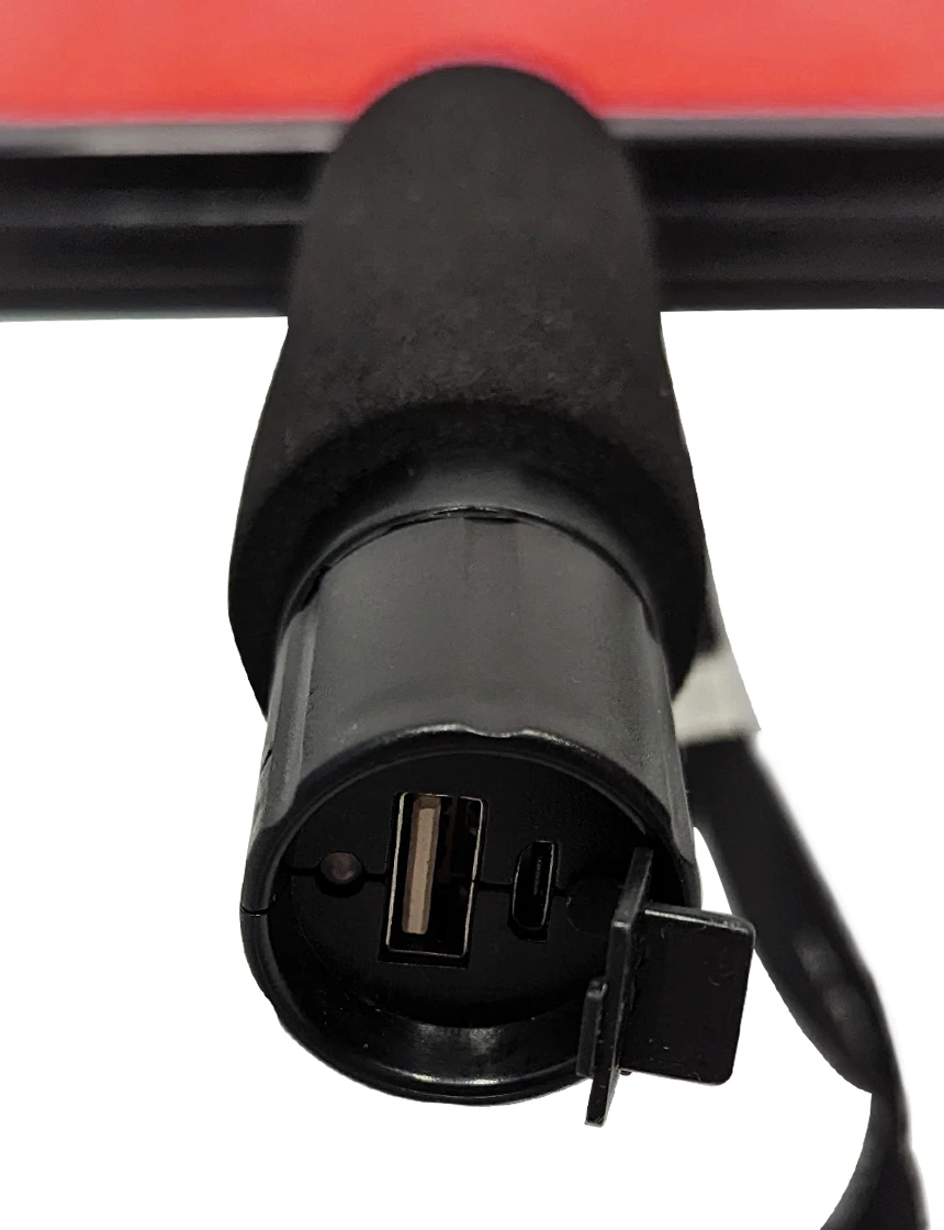 18" LED, HI Reflective STOP/STOP Paddle with On/Off Tilt Sensors, 12 ...