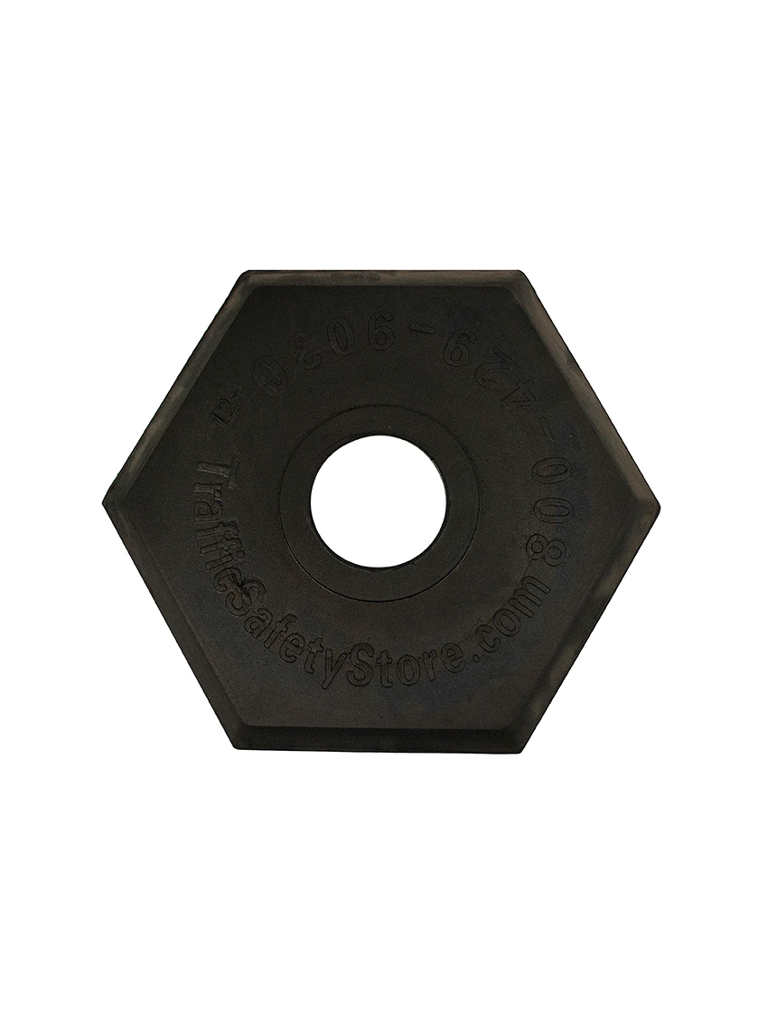 42" ORANGE Grabber Tube with 12 Lb. Rubber Base | TG42 | Traffic Safety ...