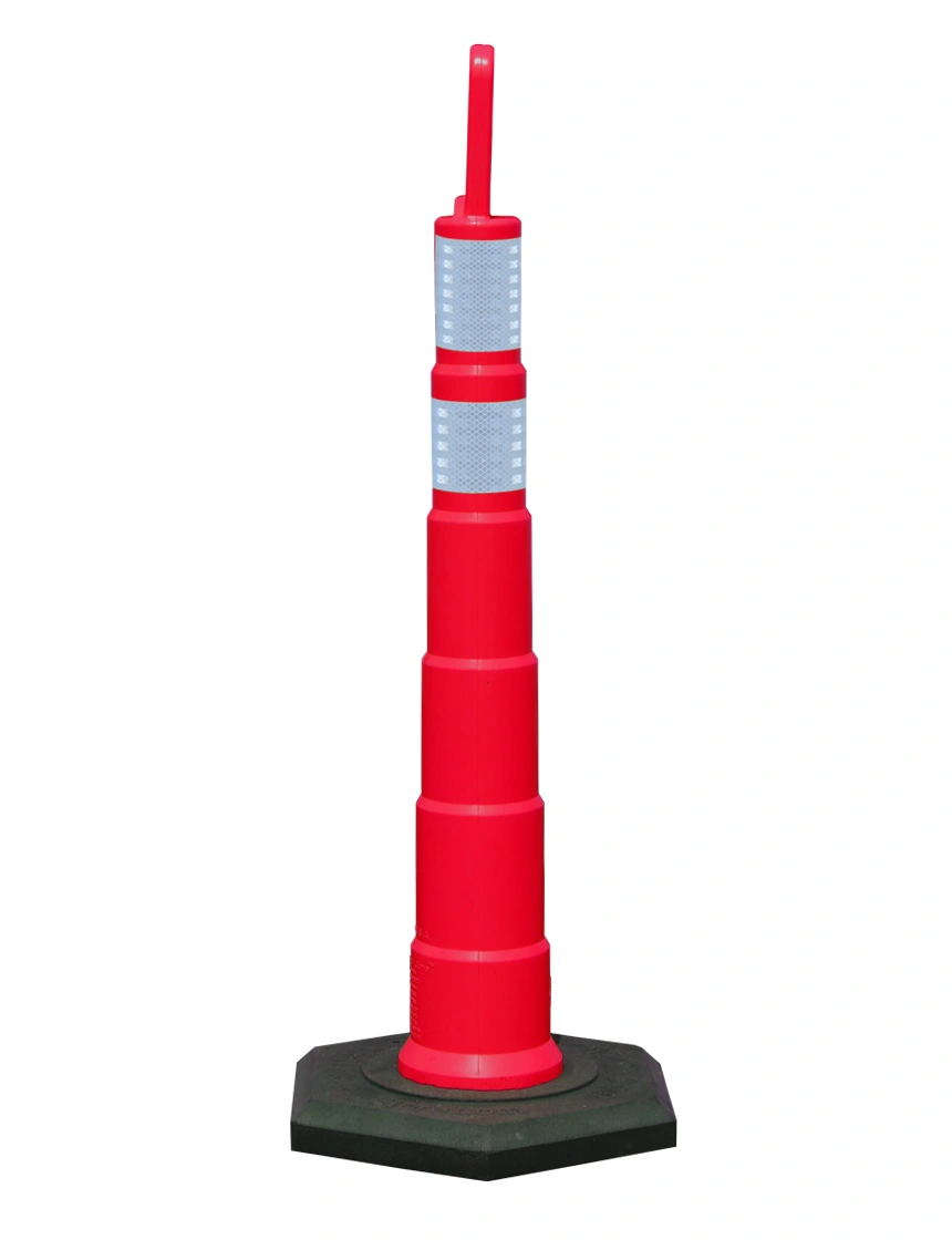 42" Traffix Orange Looper Cone w/ 6" and 4" HI Ref Collars & 16lb. Base ...