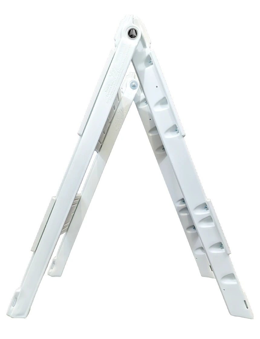 Modular plastic barricade high intensity HI Type 2 with one 12 inch ...