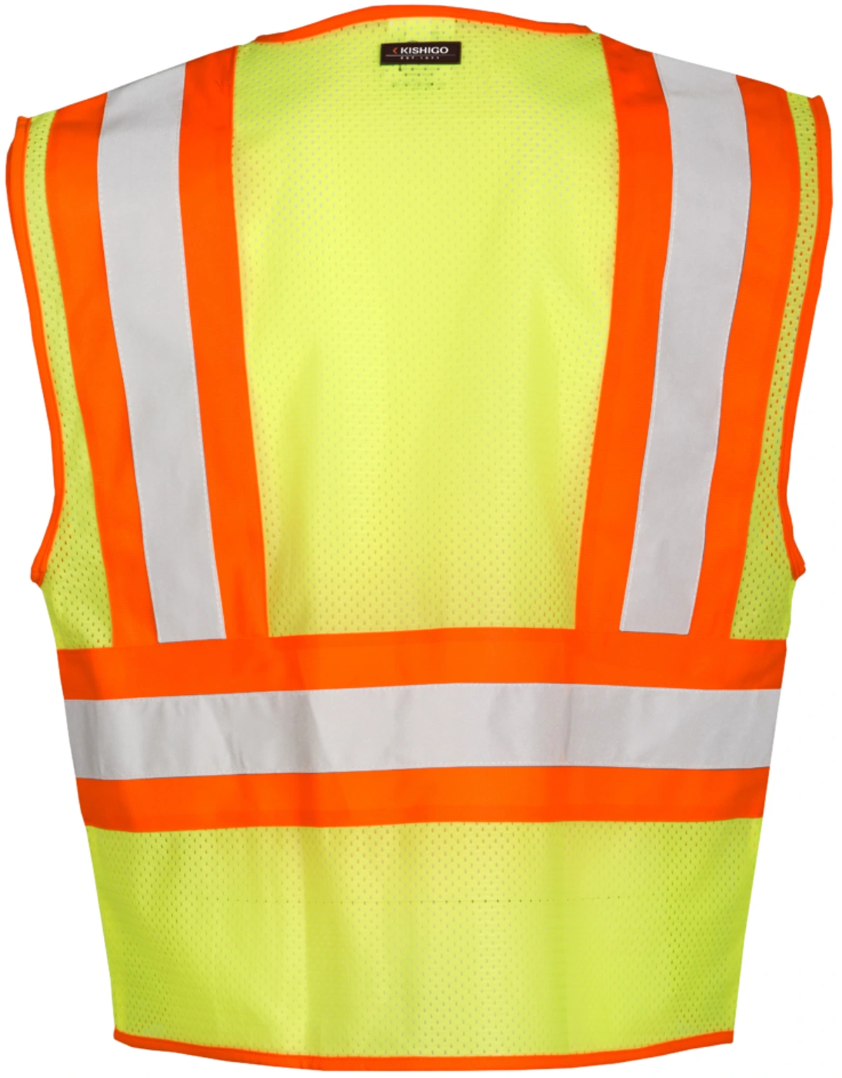Lime Mesh Contrasting Class 2 Safety Vest Small | V1056S | Traffic ...