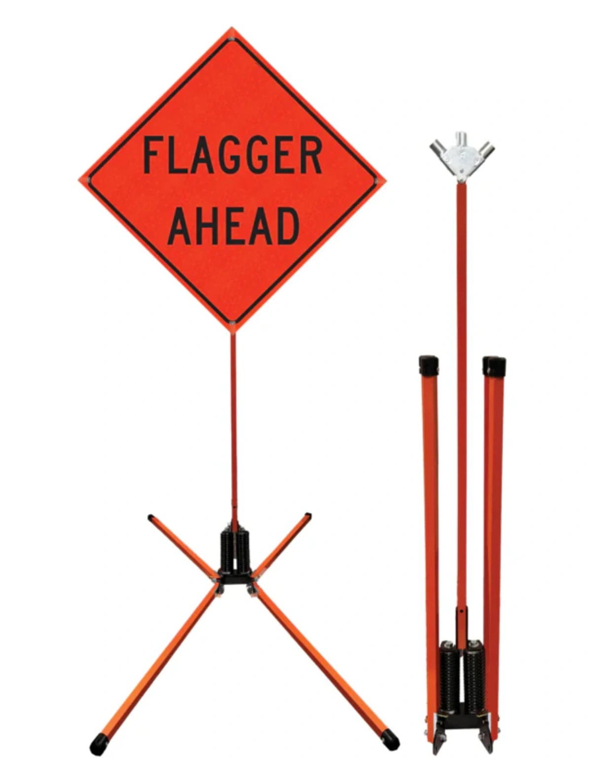 Watchdog SS440 Heavy Duty Steel Double Spring Sign Stand with Cross ...