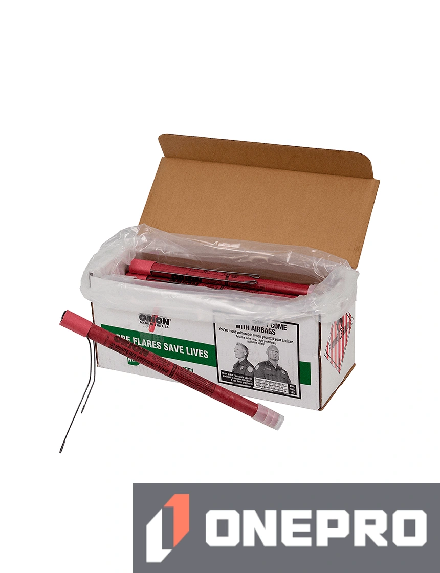 30-Minute Orion Road Flares - (case of 36) | OnePro | ORION9340 | OnePro