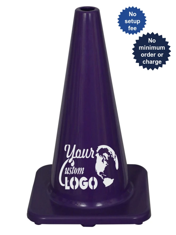 18" Economy Traffic Cones | CEP18-CONE LOGO | Traffic Safety Store