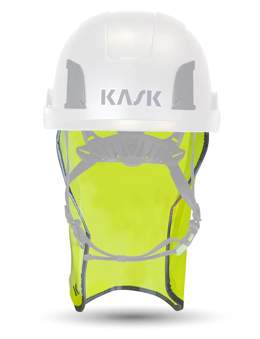 Kask Zenith Family & Primero Neck Protector, Fluorescent Yellow ...