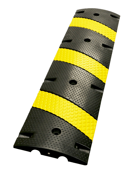 4' Solid Plastic Speed Bump | Traffic Safety Store