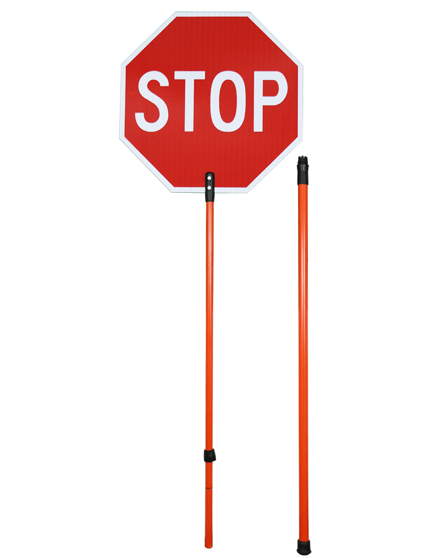 Telescoping Stop/Slow Paddles | Traffic Safety Store