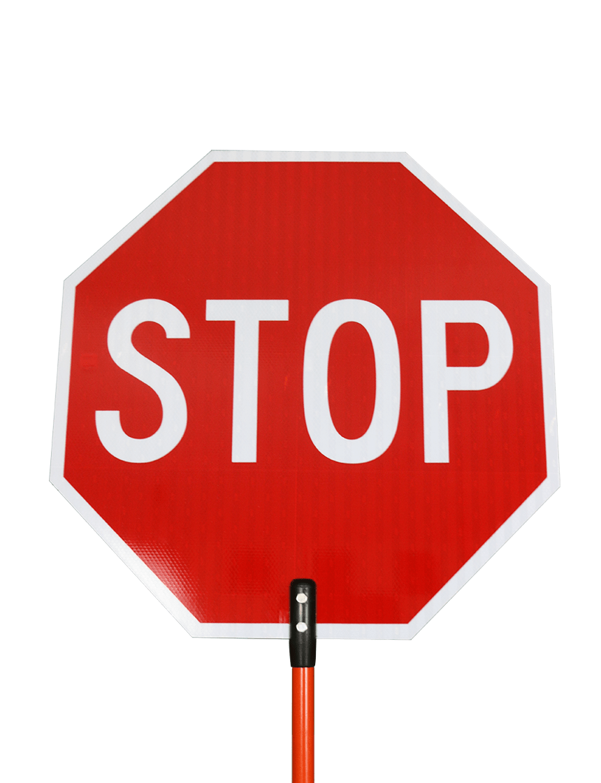 Telescoping Stop/Slow Paddles | Traffic Safety Store