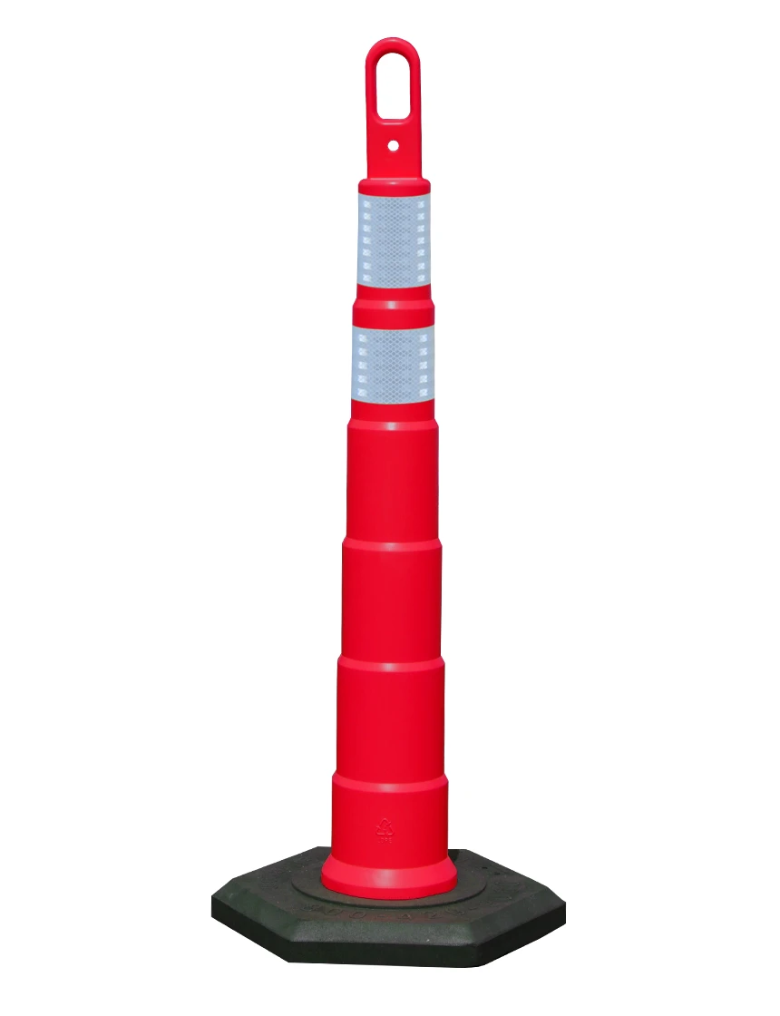 42" Orange Looper Cone w/ HI Reflective Collars & Base | TSS