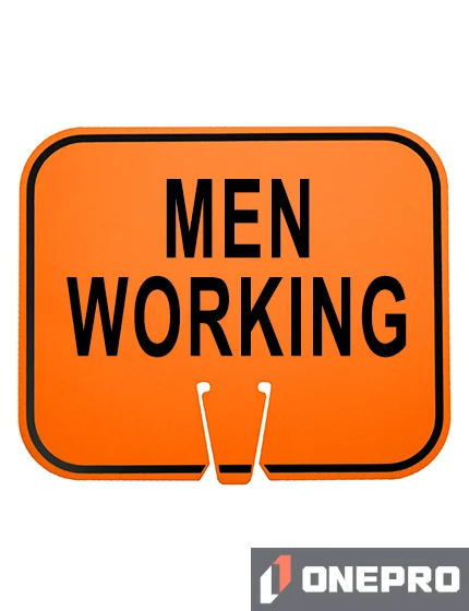 Horizontal, Reflective, Clip-On-Sign | COSHREF-MENW | OnePro