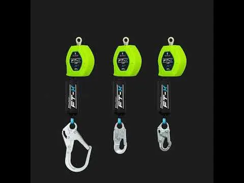 Falltech 11' Ft-X Web Class 1 Srl-P w/ Steel Snap Hook | TSS